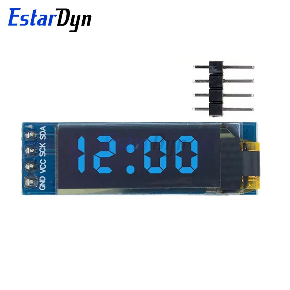 OLED-дисплей Estardyn 0.91" синий, 128x32