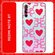 Чехол на Xiaomi Redmi Note 8T / Сяоми Редми Нот 8Т с принтом "Hearts and ribbons...