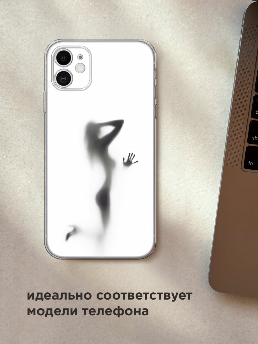 Чехол на Apple iPhone 11 / Айфон 11 с принтом "Стекло в душе" — фото 1