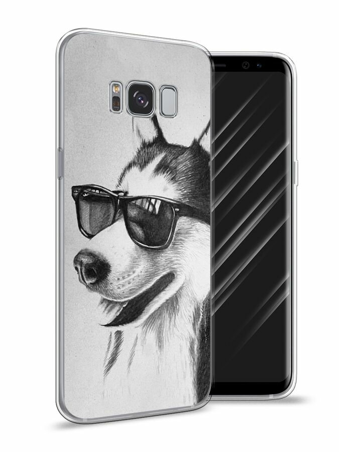 Чехол на Samsung Galaxy S8 / Самсунг Галакси С8 с принтом "Крутой Хаске"