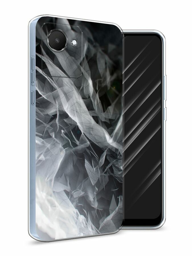 Силиконовый чехол на Realme C30 / Реалми C30 с принтом "Абстракция 9"