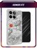 Чехол на Honor X7c / Хонор X7c с принтом "Драконы и Солнце", прозрачный
