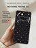 Чехол на Nothing Phone 3a / Нотинг Фон 3а с принтом "Черный фон и сердечки"