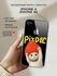 Чехол на Apple iPhone 4/4S / Айфон 4/4S с принтом "Котик с надписью", прозрачный
