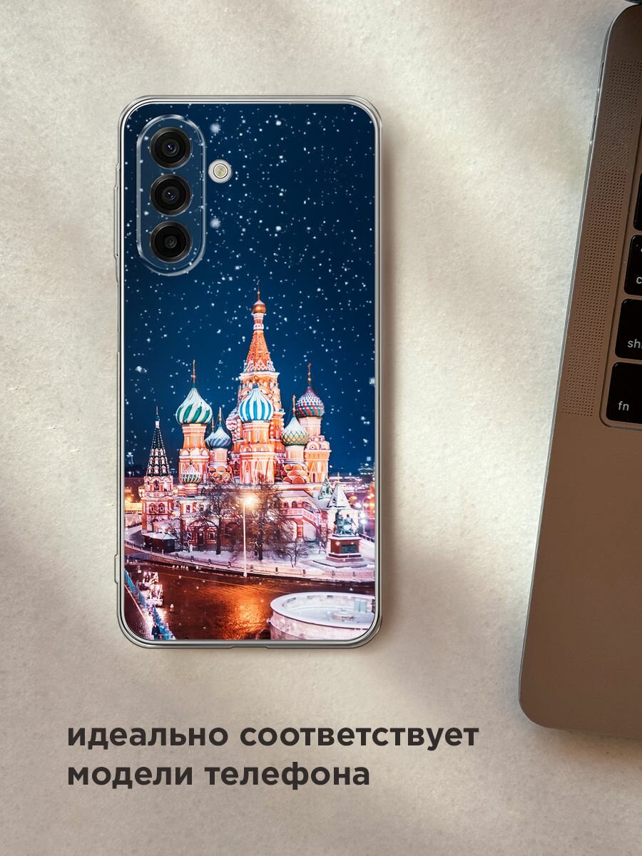 Чехол на Samsung Galaxy A17 / Самсунг А17 с принтом "Москва 1" — фото 1