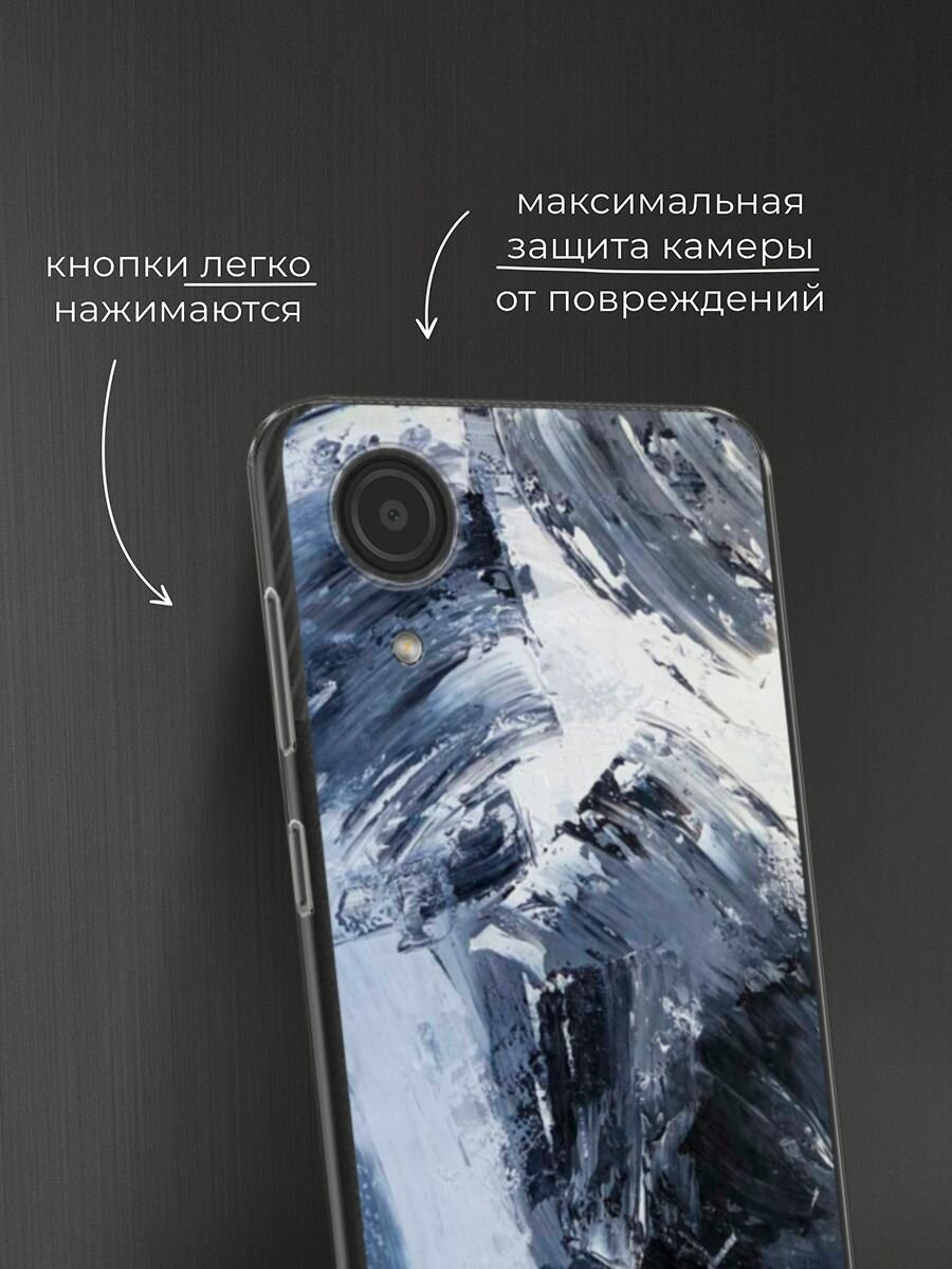Чехол на Samsung Galaxy A03 Core / Самсунг Галакси А03 Core с принтом "Абстракция живопись" — фото 1