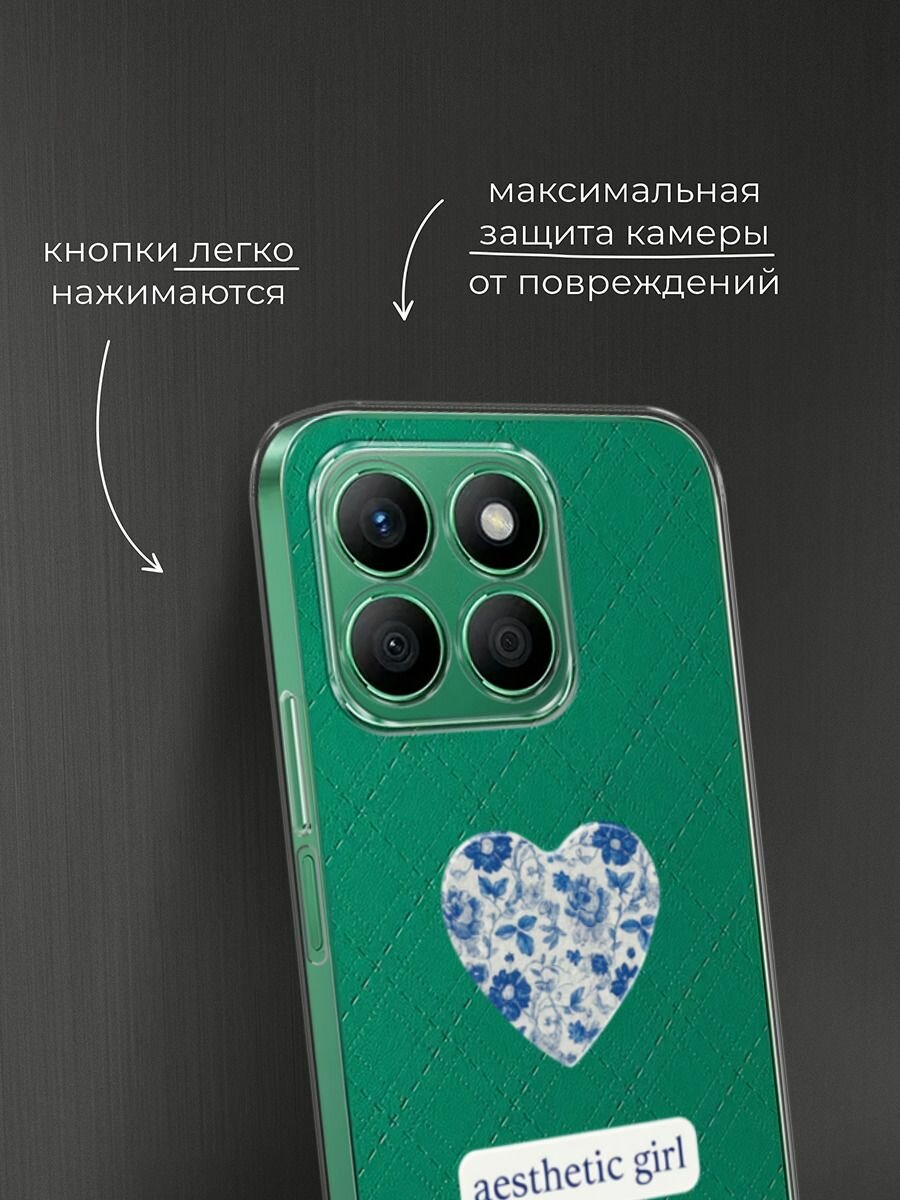 Чехол на Honor X8B / Хонор X8B с принтом "Aesthetic girl" — фото 1