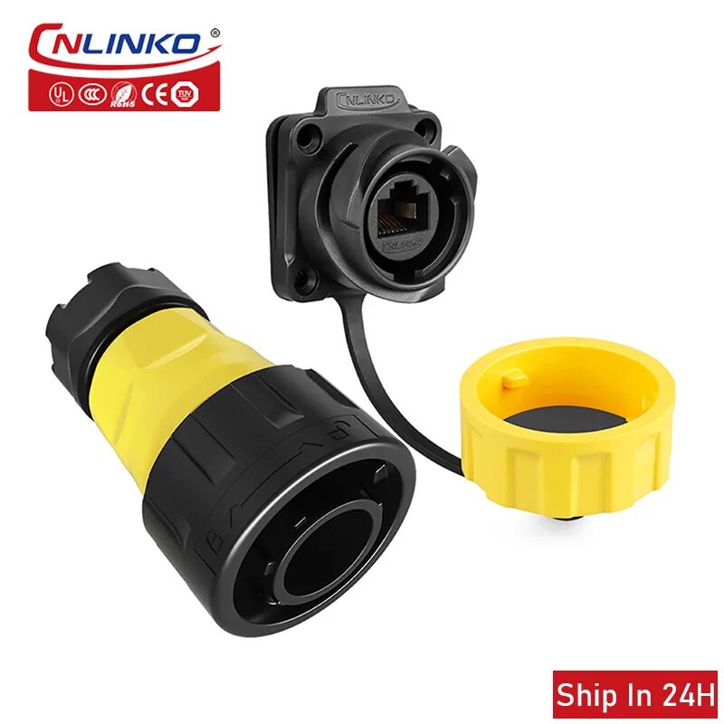 Водонепроницаемый разъем Cnlinko YM24 RJ45 CAT5e YM-24 RJ45 set