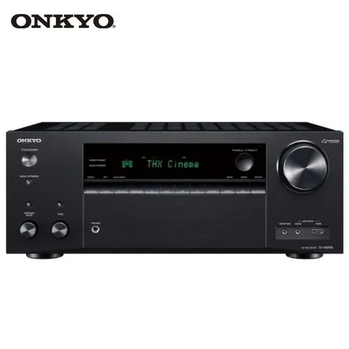 7,2-канальный усилитель мощности ONKYO TX-NR696 поддерживает технологии Dolby ATMOS, DTS: X, Dolby Vision, Bluetooth, WIFI, Hi-Res