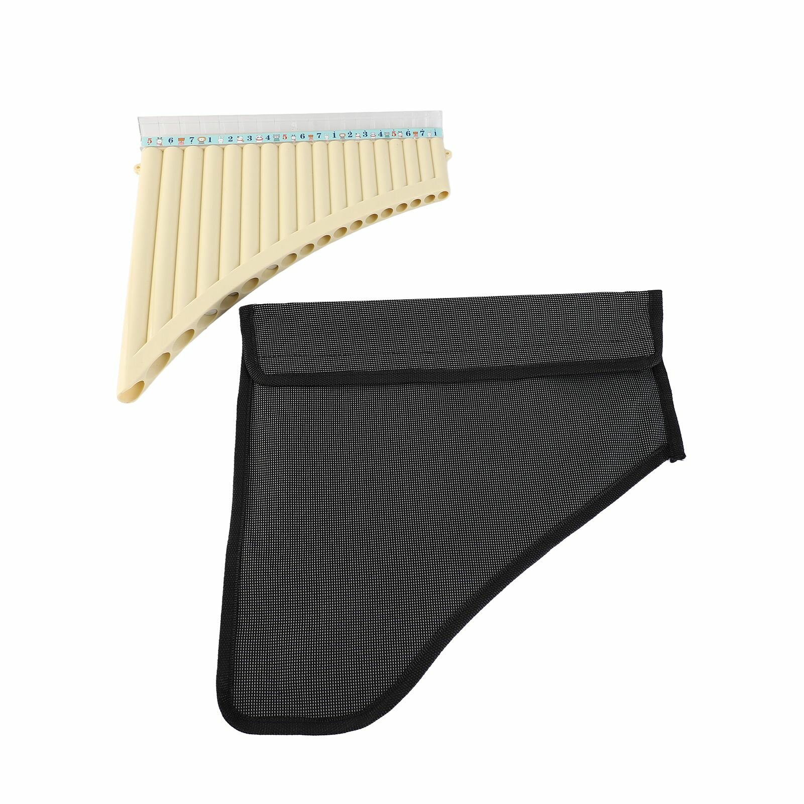 18 трубок, флейта Пана, тональность C, духовой инструмент с мундштуком для начинающих, портативный, с сумкой для переноски