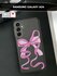 Чехол на Samsung Galaxy A24 / Самсунг Галакси A24 с принтом "Полосатый розовый б...