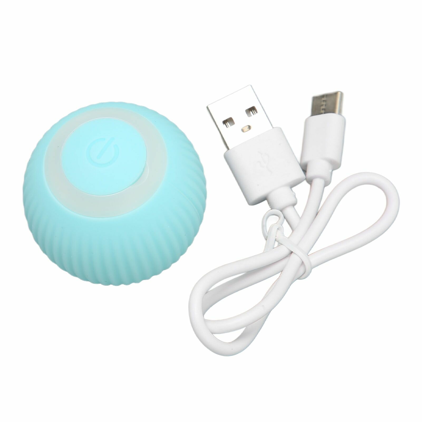 Маленькая кошка gravity smart rolling Ball Игрушка Перезаряжаемая Сине-зеленая