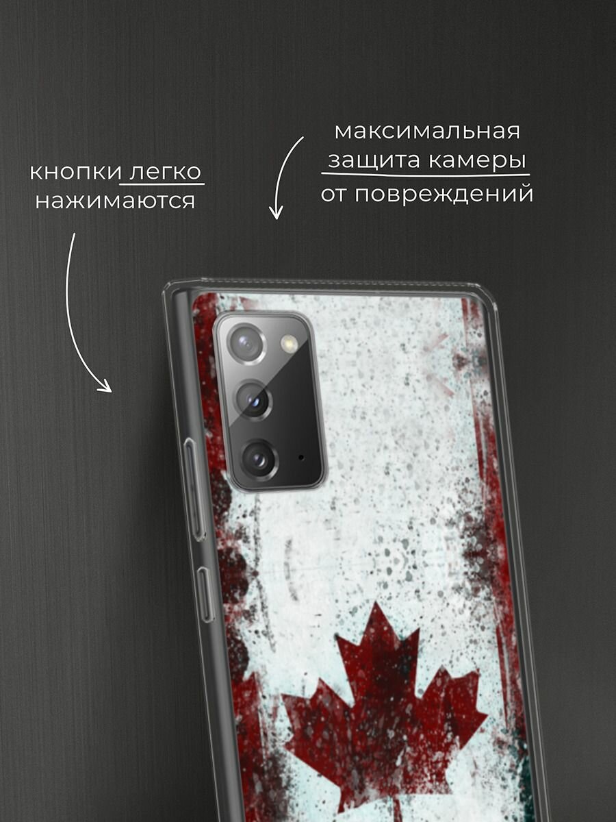 Чехол на Samsung Galaxy Note 20 / Самсунг Галакси Ноут 20 с принтом "Канада" — фото 1