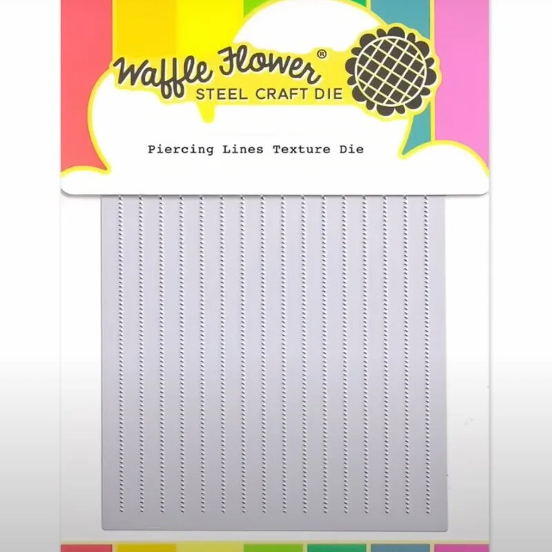 Прозрачный штамп для скрапбукинга "Волшебный Рождество" Желтый, Piercing Lines Textu