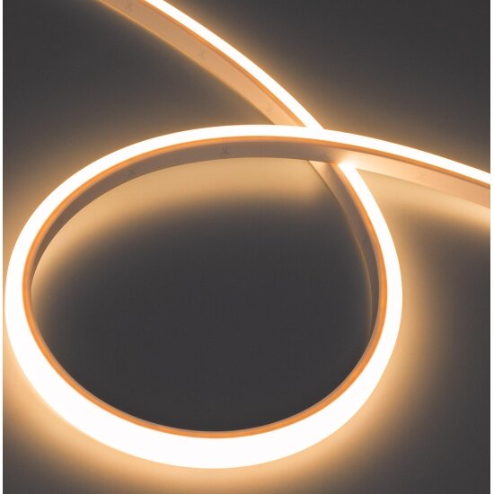 Лента герметичная Arlight WAVE-TOP-PU-A144-10x10mm 24V Warm2700 (5 W/m, IP68, 5m, wire x2) (, Вывод боковой, 3 года)