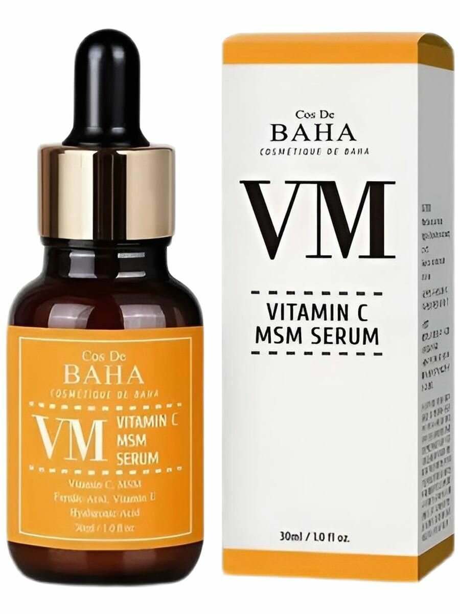Cos De BAHA Сыворотка для лица антивозрастная с витамином C и органической серой Vitamin C MSM Serum (VM) 30мл