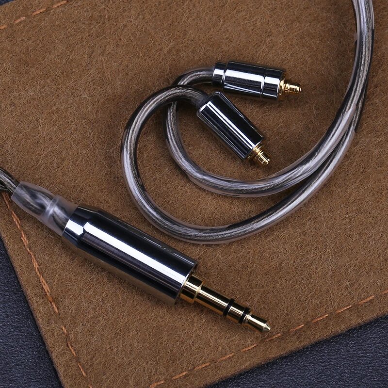 OPENHEART Grizzly 2-жильный посеребренный медный кабель для наушников 3,5/2,5/4,4 мм MMCX 3.5 MMCX