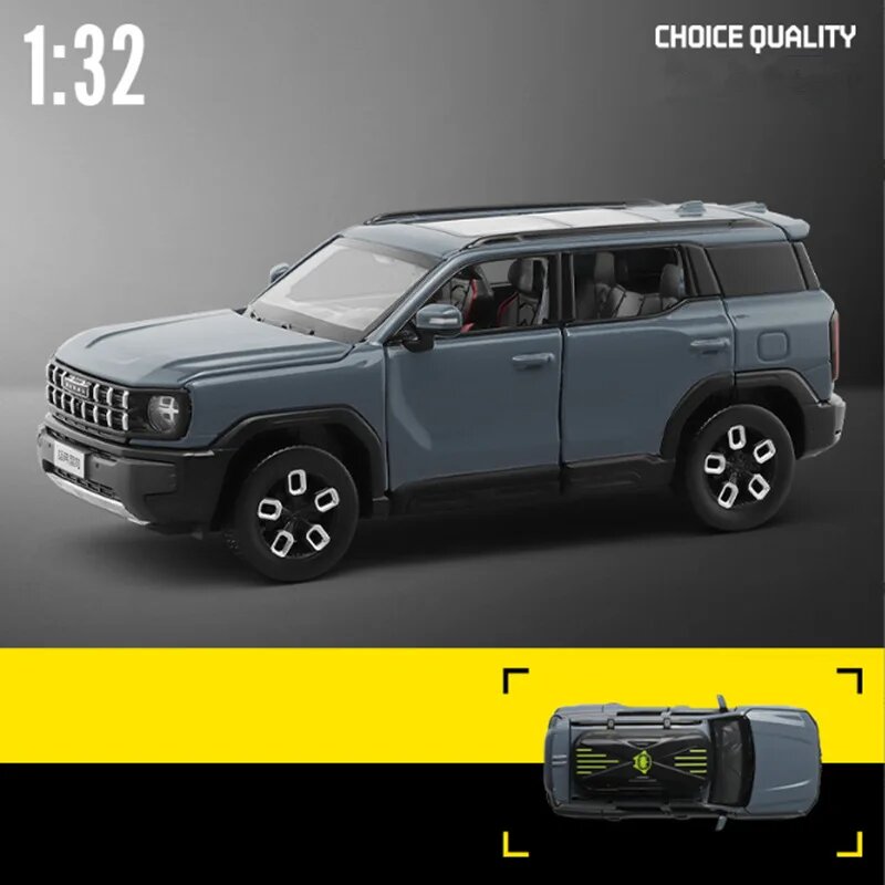Игрушечный автомобиль Haval X-DOG 1:32 Серый, Gray