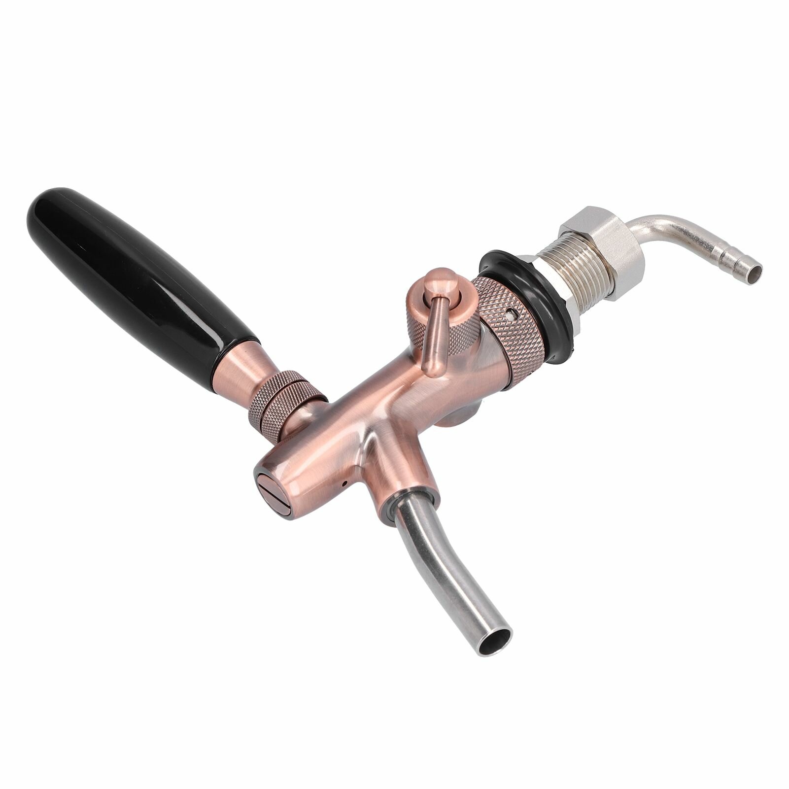 Пивной кран с хорошей герметичностью, легко в использовании, регулируемый, для баров, отелей, ресторанов, материалы из нержавеющей стали и меди, G5/8 резьба