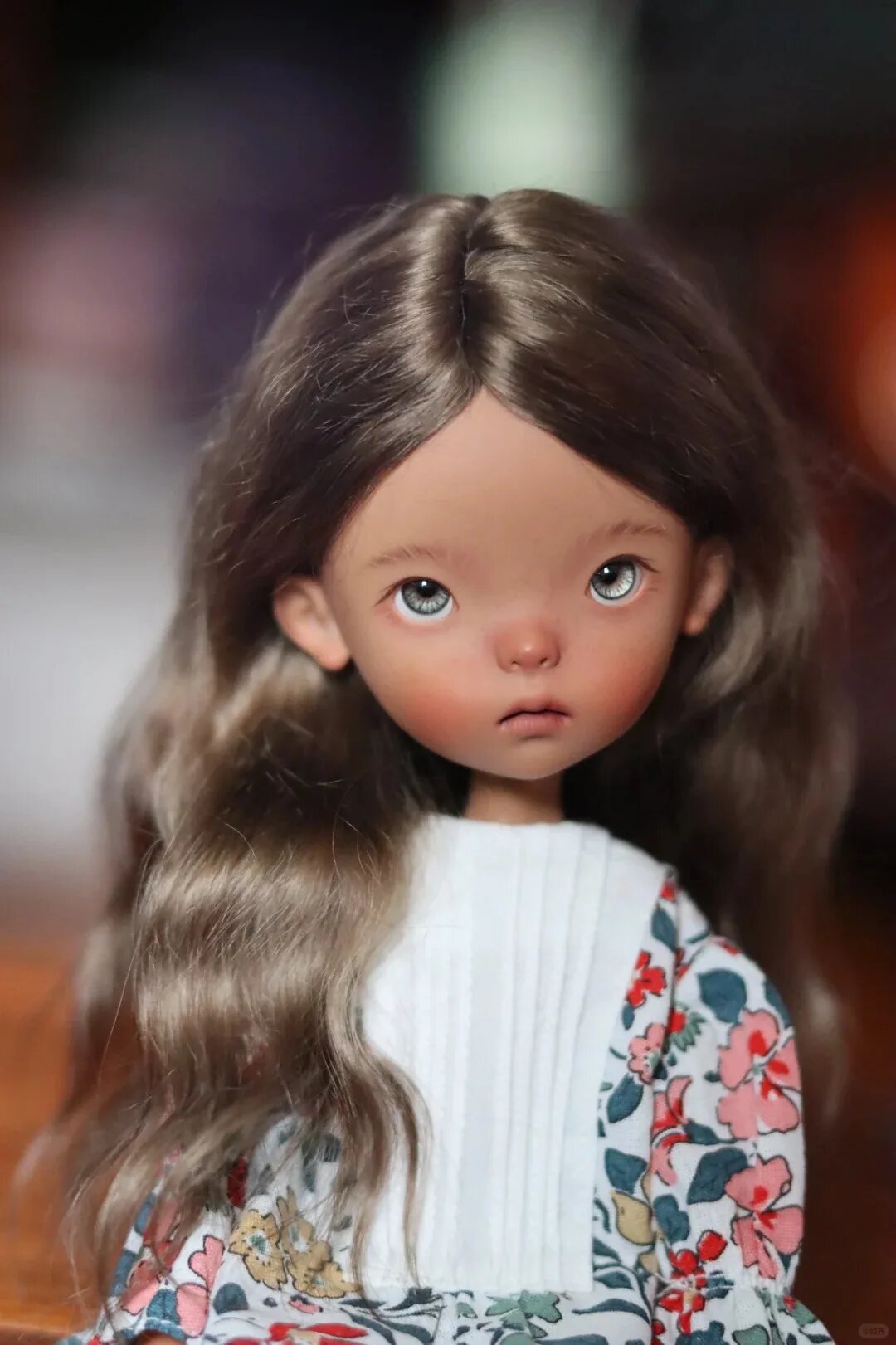Новая кукла sd bjd 1/6 Special landoudou Cute Little Cloth sd Doll bjd Plain Body Resin Nude Baby Makeup Girl Бесплатная доставка, tan skin, only head no body, Женский