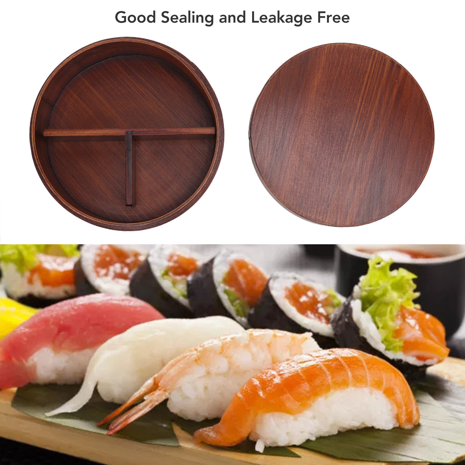 Ланч-бокс Bento Food Контейнер для фруктов большой емкости с хорошим уплотнением с разделителем для офисной школы