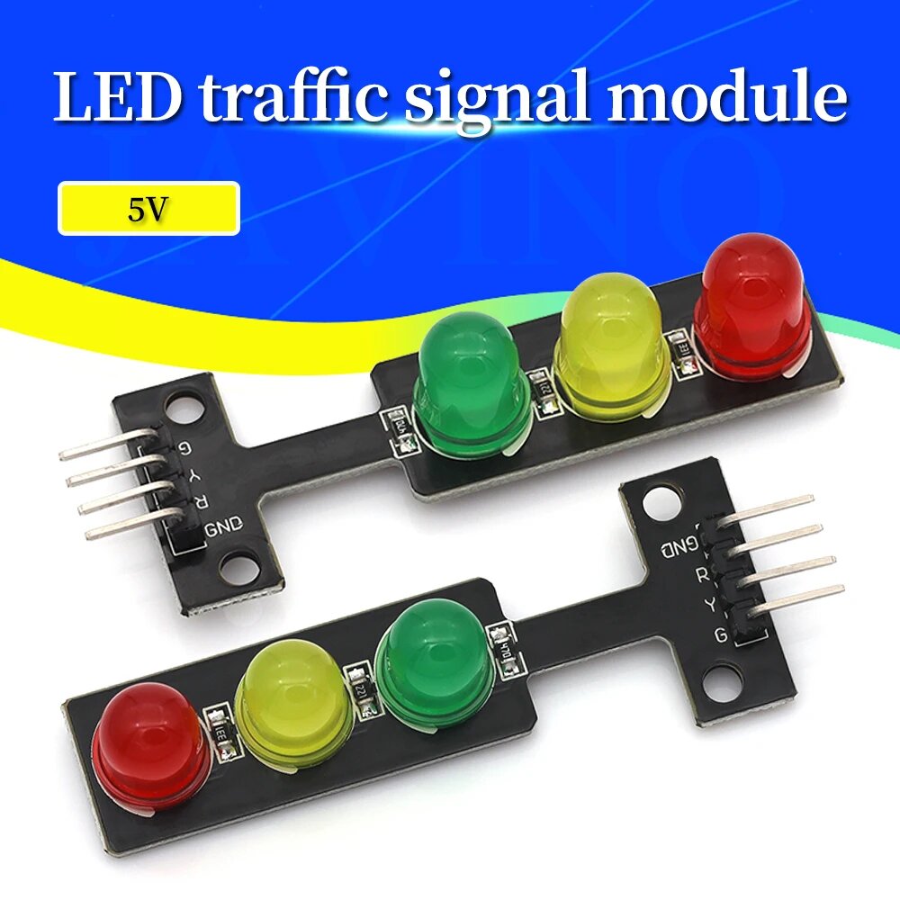 Мини-модуль светофора Stlxy 5В 5мм RGB, 1 шт.