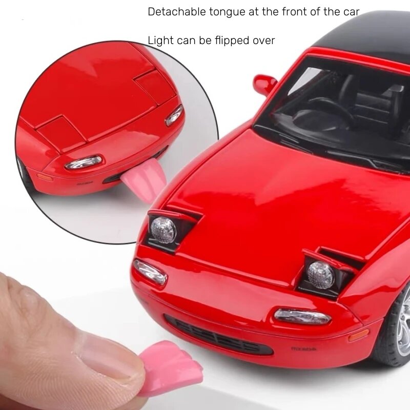 Розовая Mazda MX-5 Miata, масштабная модель