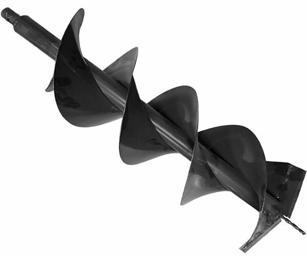 Шнек для грунта Carver GDB-250/2 двухзаходный (d пос 20мм, D 250мм, L 80см)