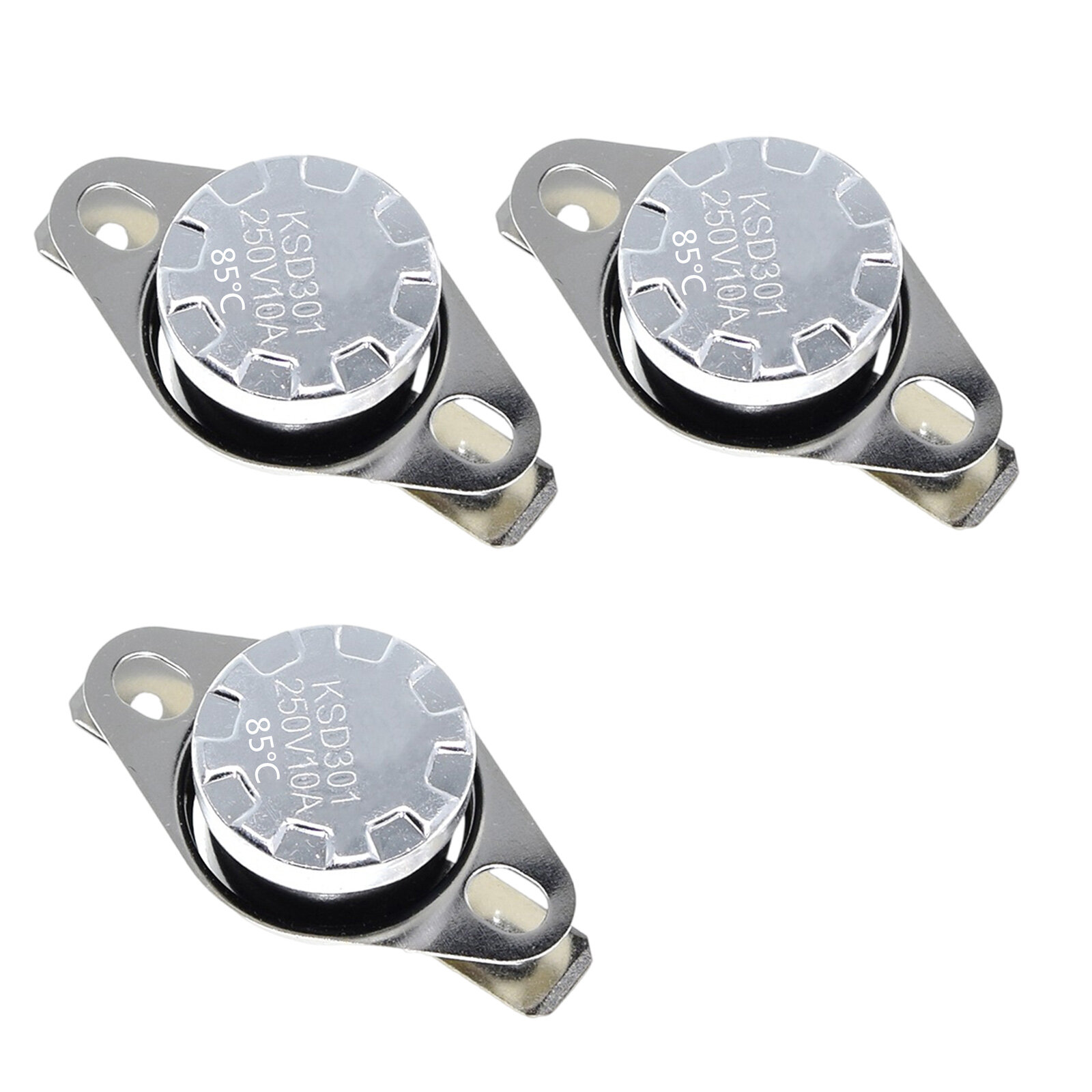 3 - тактный терморегулятор KSD301 40/70/85/125 250 В 10 А полностью скрытый/открытый