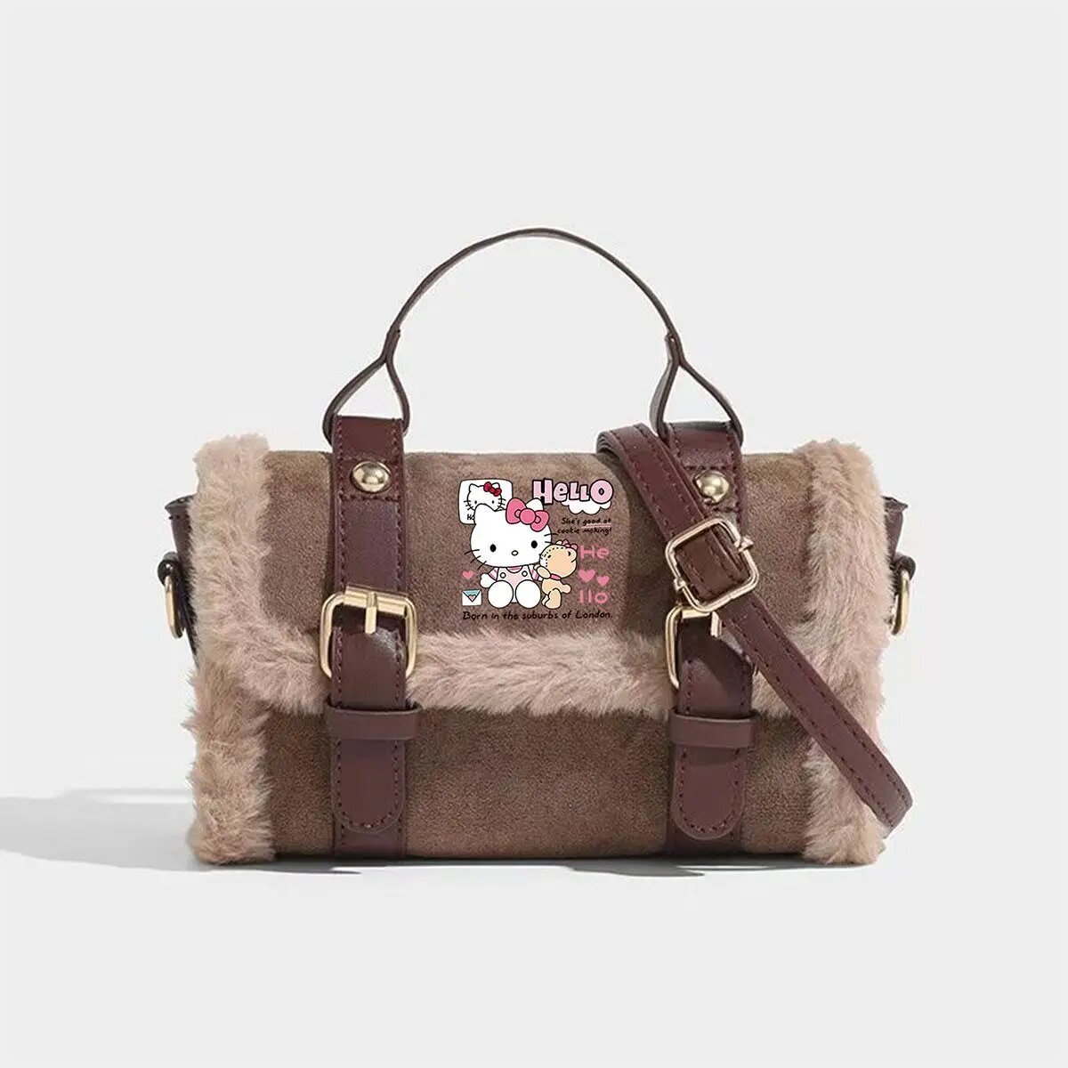 MINISO Sanrio Hello Kitty плюшевая сумка 08 Brown
