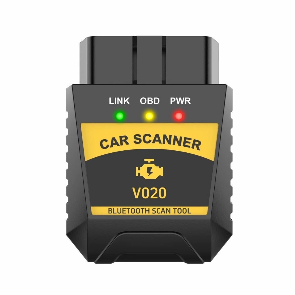 Простое в использовании устройство для диагностики кодов неисправностей. Сканер V020. Тестер освещения двигателя с функцией проверки аккумулятора. Данные реальном времени.