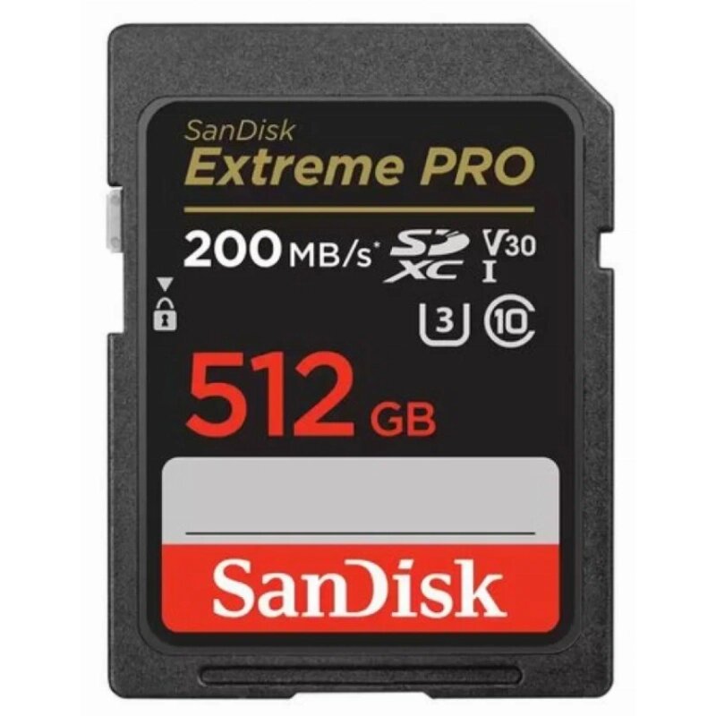 Карта памяти SanDisk Extreme Pro 512 ГБ, SDSDXXD-512G-GN4IN