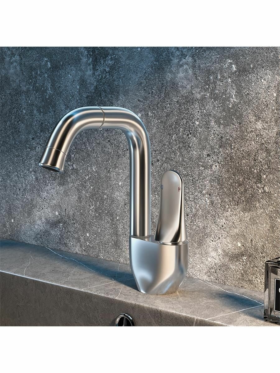 Универсальный кран, поворотный кран горячей и холодной воды, полностью медный творческий новый