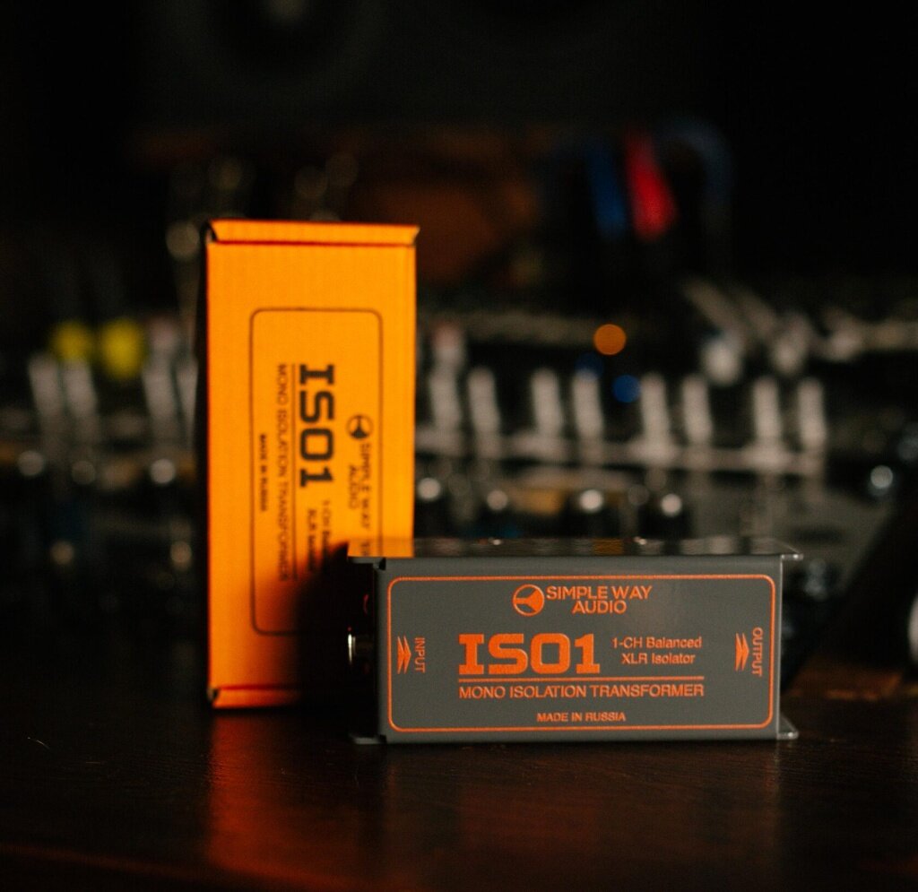 ISO1 Аудиоизолятор трансформаторный пассивный, 1 канал, Simpleway Audio