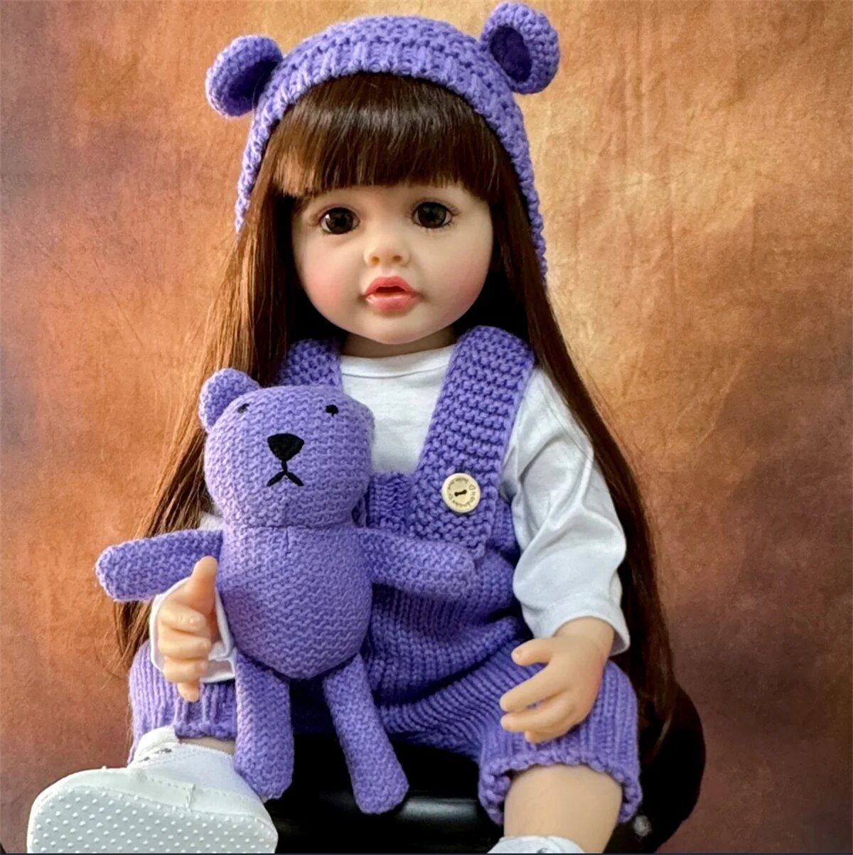 Кукла виниловая Baby Bebe 50 см, фиолетовый, Color: B