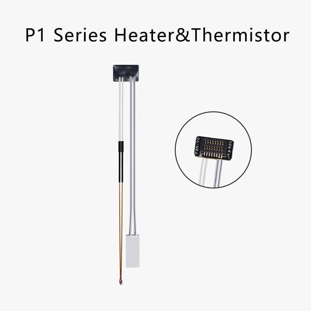 SAHVAIM Горячий конец для Bambu Lab X1/X1C/P1S P1 Thermistor kit