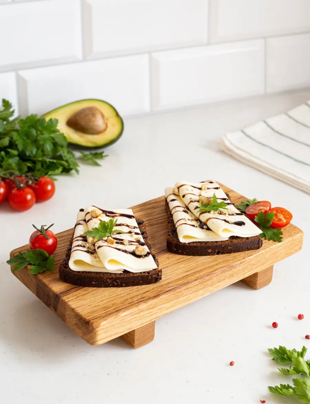 Сервировочная доска Woody Works 23х13 Дуб