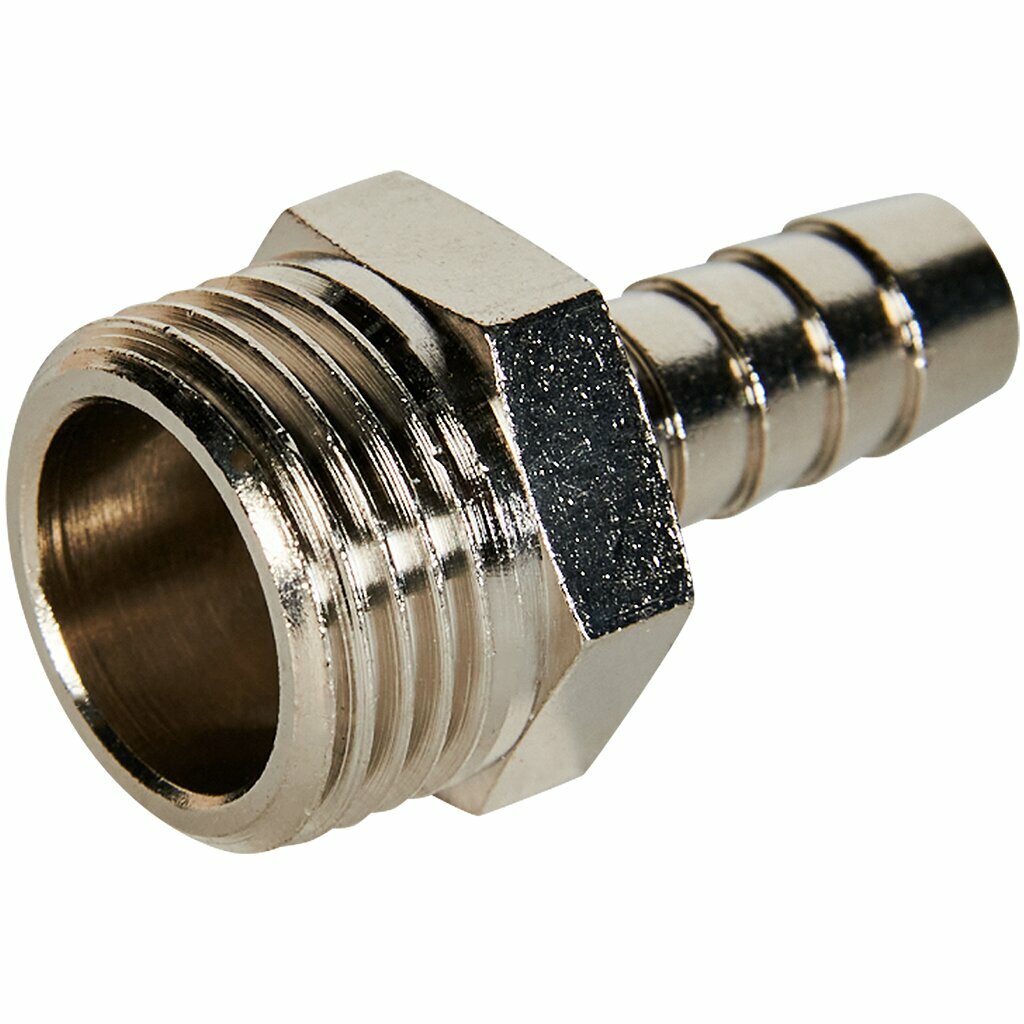 Штуцер 1/2" х 10 НР никелированный STOUT (2600D9N041000B)