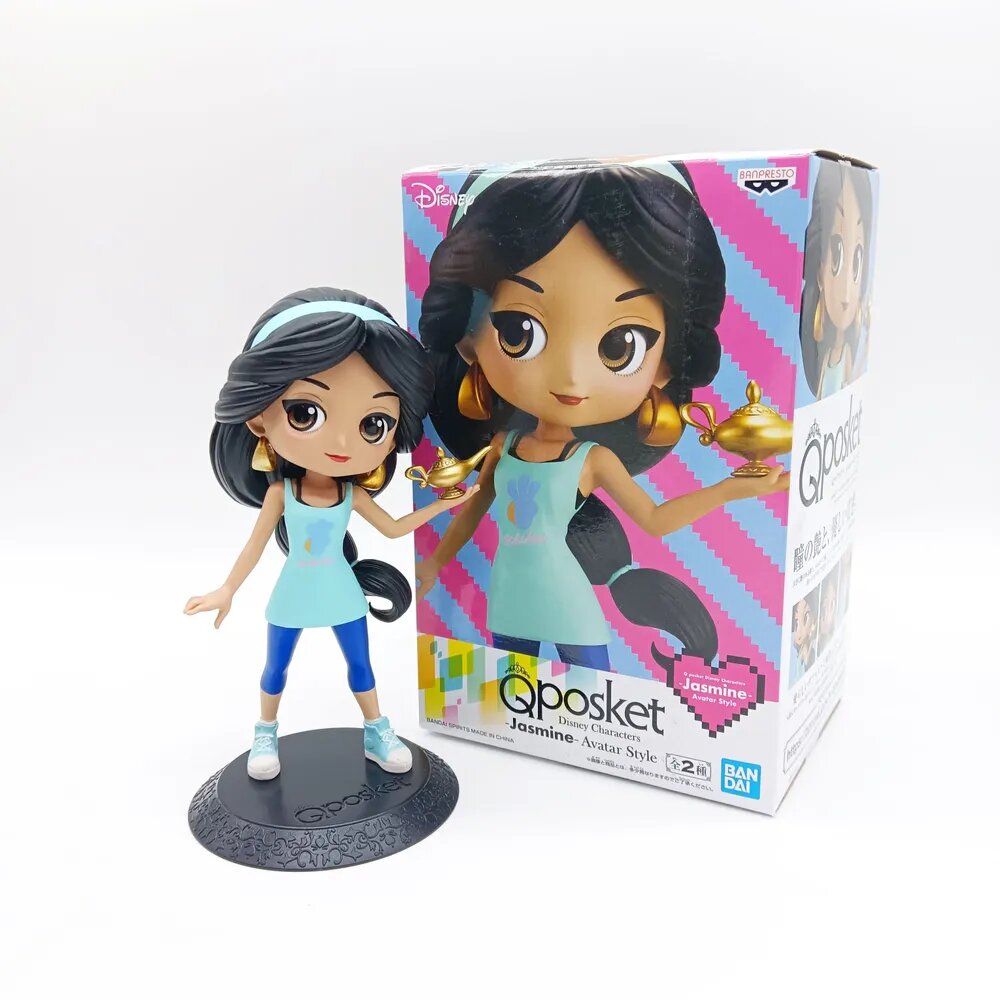 Bandai Disney Q POSKET Characters Jasmine Avatar Style / Фигурка Коллекционная Жасмин Принцесса Дисней Серия 14 См Подходит Для Детей От 4 Лет И Старше.