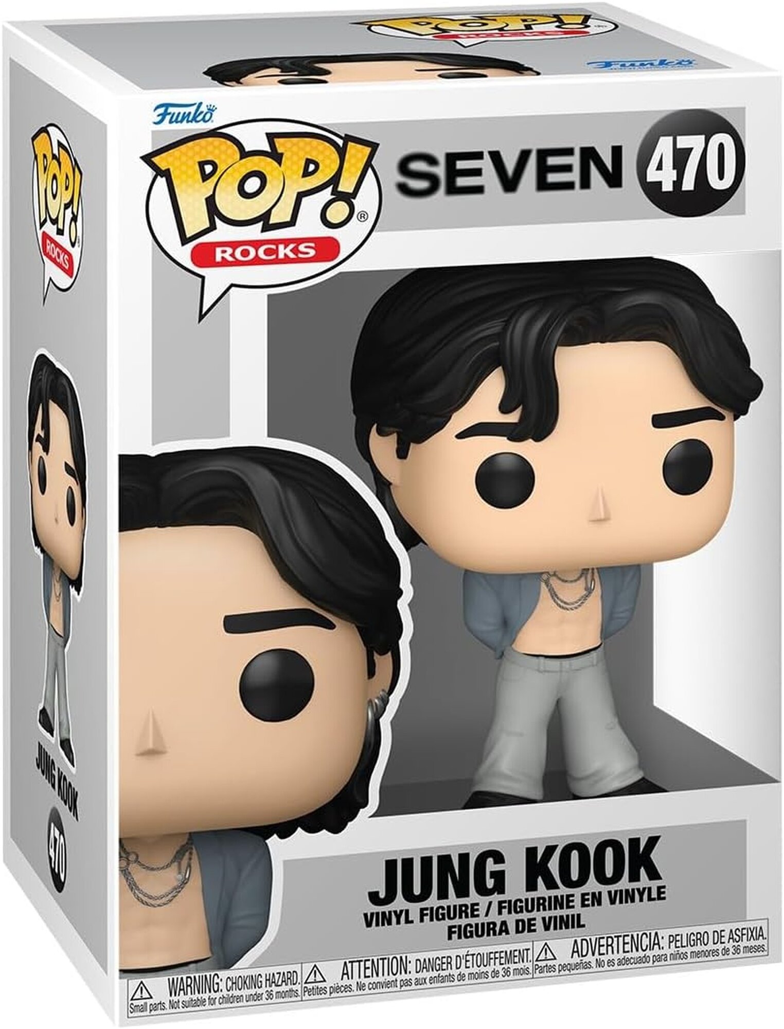 Фигурки Funko Pop ROCKS - Коллекционная фигурка Seven Jung Kook - Фанко 470