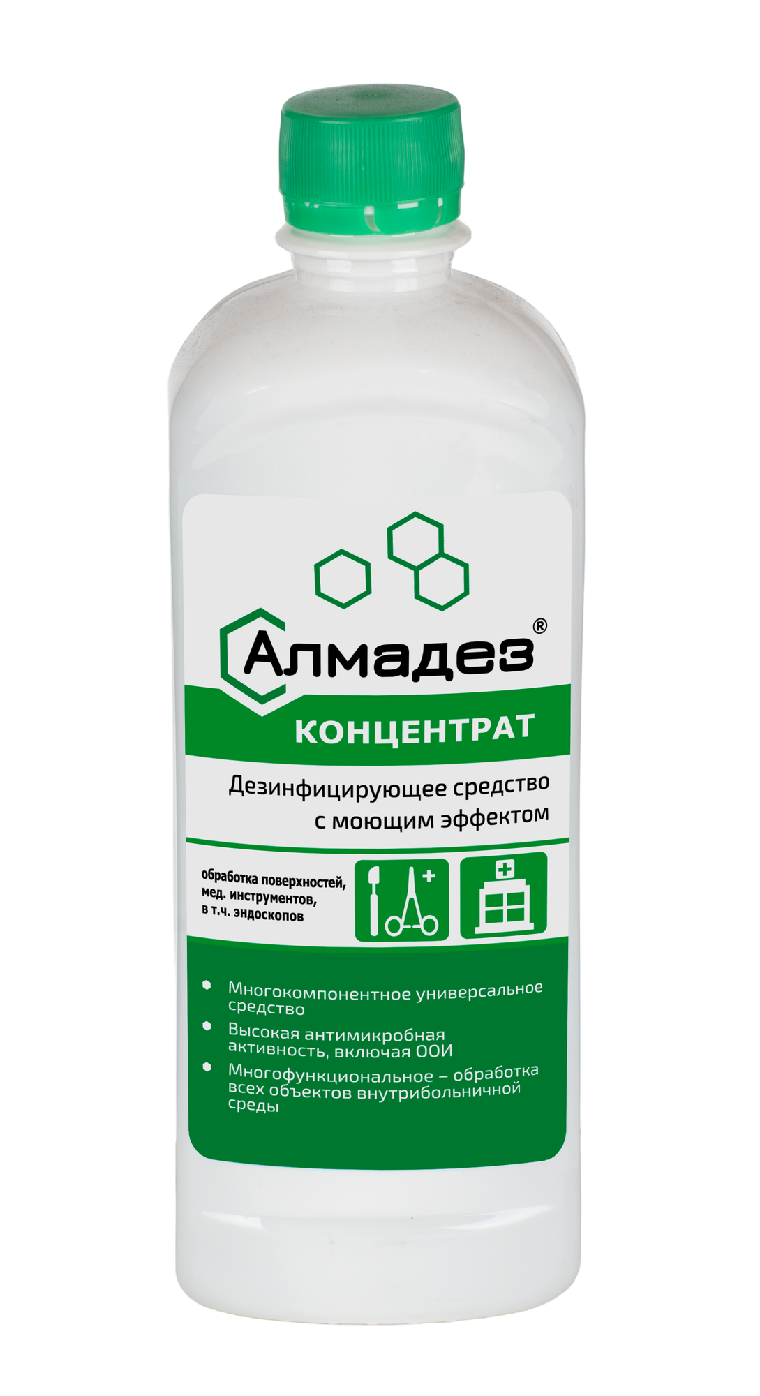 Дезинфицирующее средство Алмадез, концентрат, с моющим эффектом, 500 мл