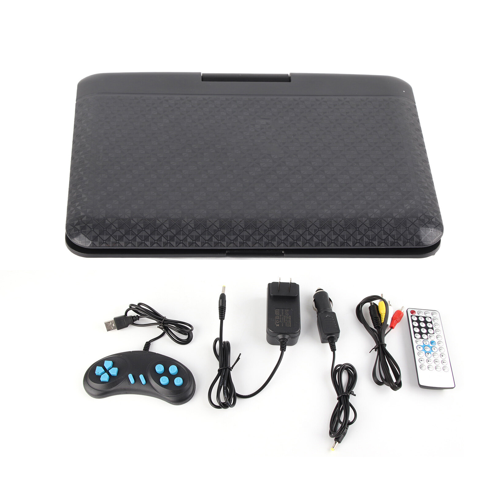 6,8 -дюймовый портативный HD Детский DVD -плеер многофункциональный удобный автомобильный телевизионный проигрыватель для автомобиля и на открытом воздухе (черный)