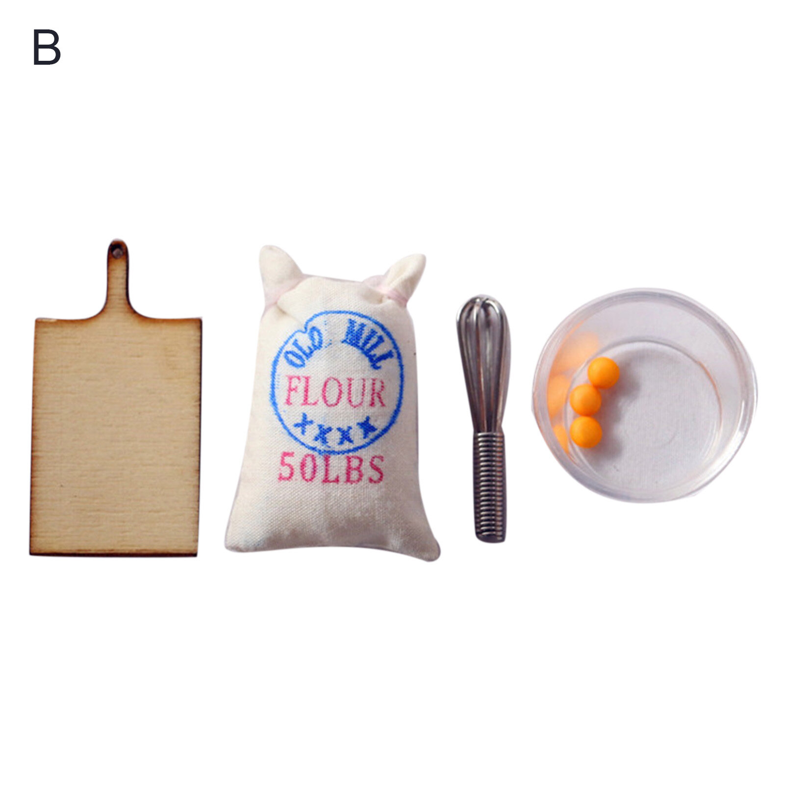 1/6 1/12 кукольный домик мини-форма для муки и соли мешочек взбивалка модель игрушка декор