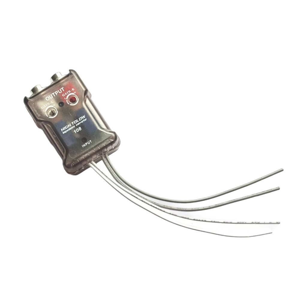 Преобразователь автомобильного сабвуфера высокого уровня в сабвуфер низкого уровня