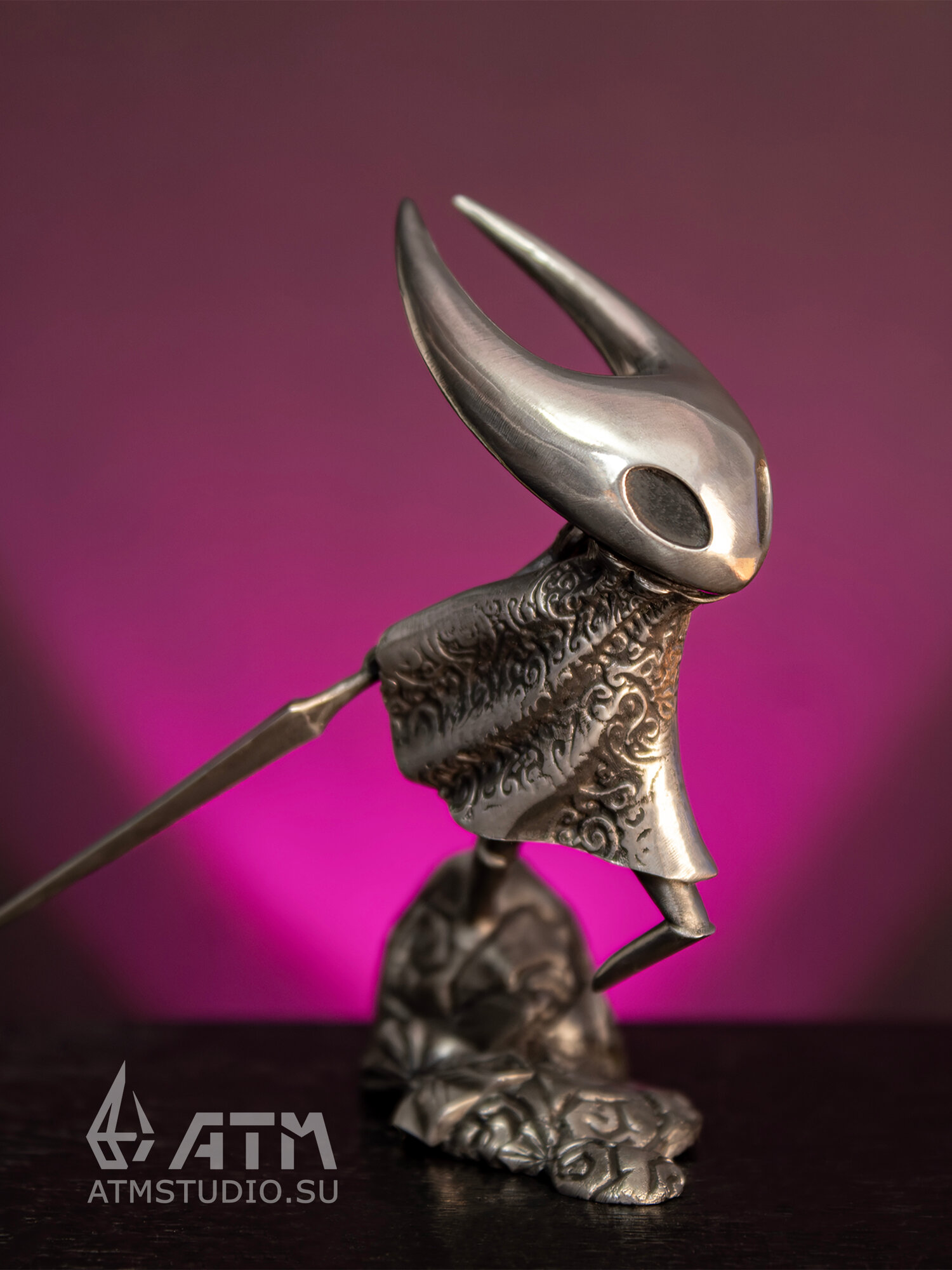 Хорнет металлическая коллекционная фигурка Полый Рыцарь Силксонг/ Hornet Hollow Knight Silksong