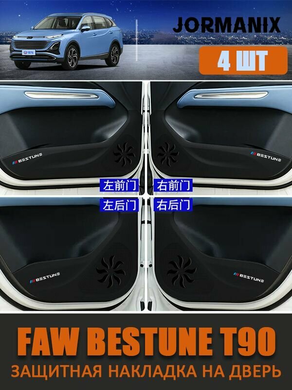 Защитная накладка на дверь FAW Bestune T90, аксессуары FAW Bestune T90, прочный материал.