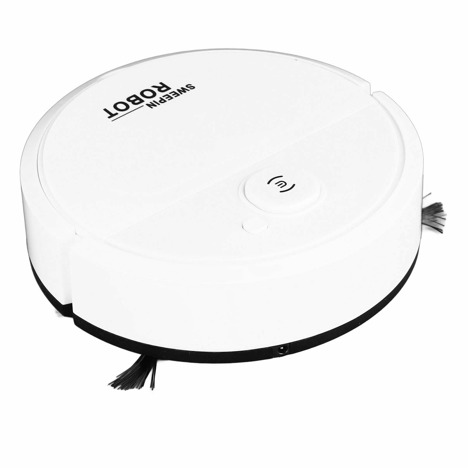 Robot Vacuum Cleaner с мощным всасыванием, автоматической уборкой, щетками для дома, пуха животных, твердых полов, повседневной уборки, материал ABS и металл, вес 331.00g/11.68oz, батарея литиевая 400mAh, диаметр 17.5cm/6.9in, высота 4cm/1.6in, комплект