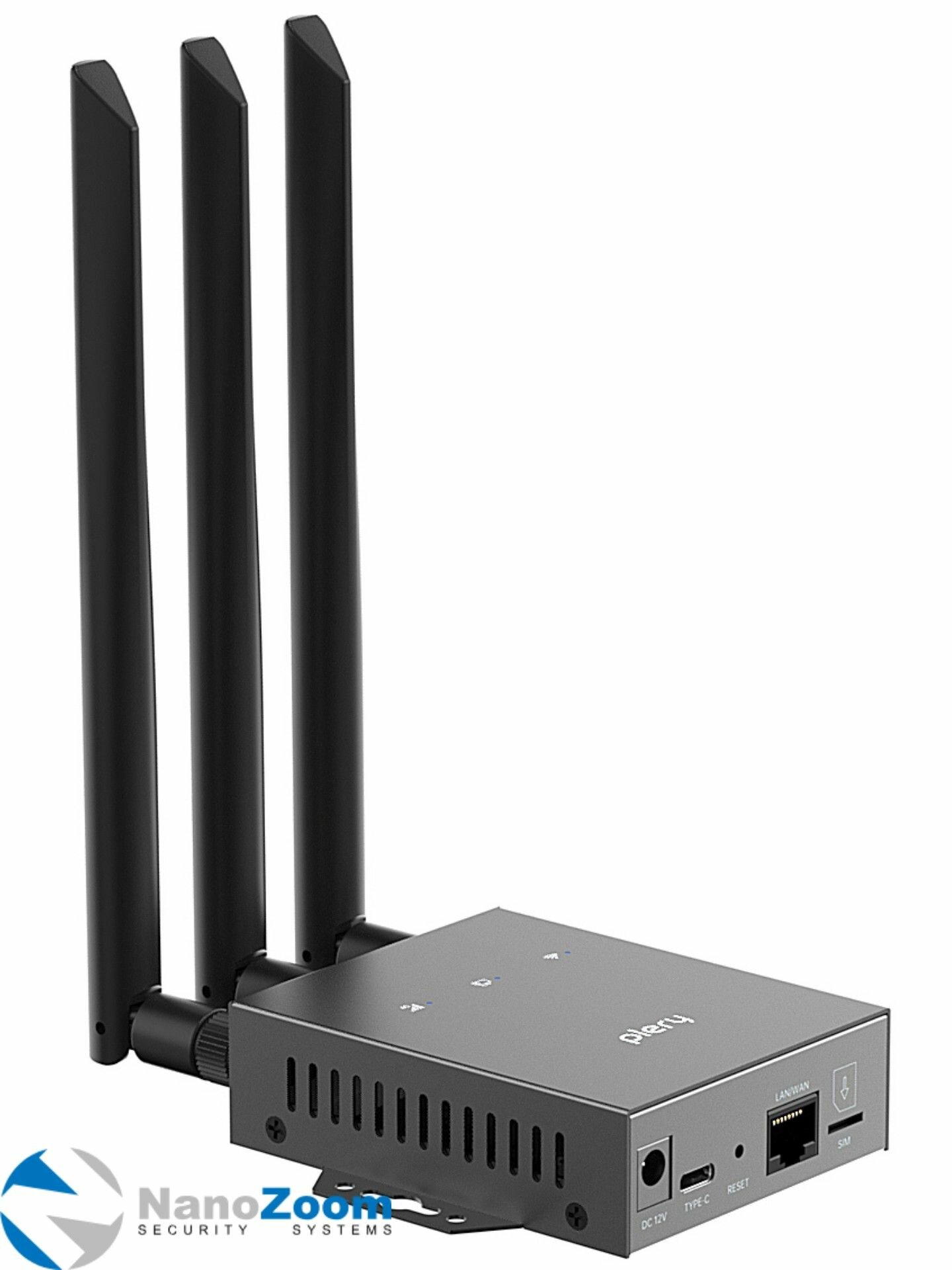 Plery R802 - роутер wifi, подключение Nano SIM 4G LTE + RJ45 LAN 10/100 Мбит/с, беспроводной маршрутизатор