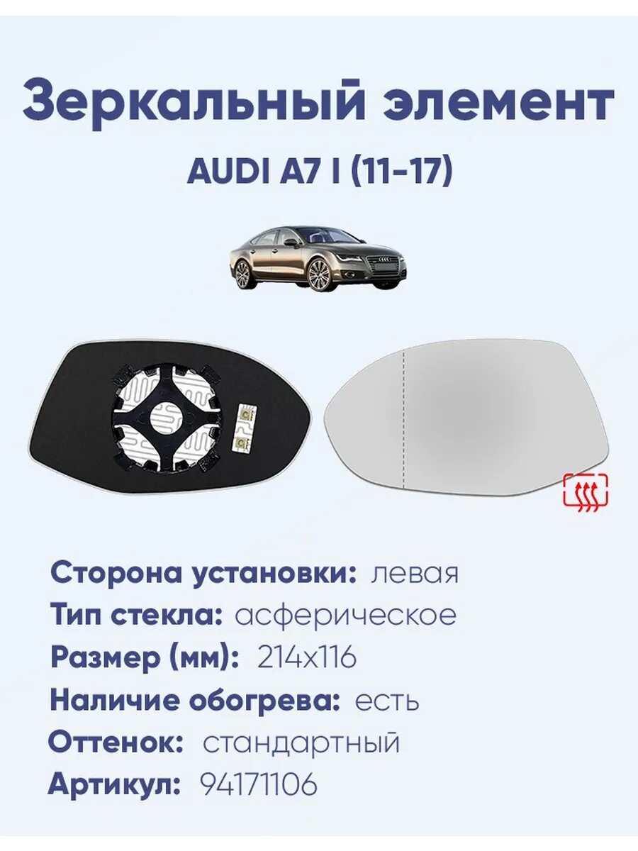 Зеркало AUDI A7 I (11-17) 94171106