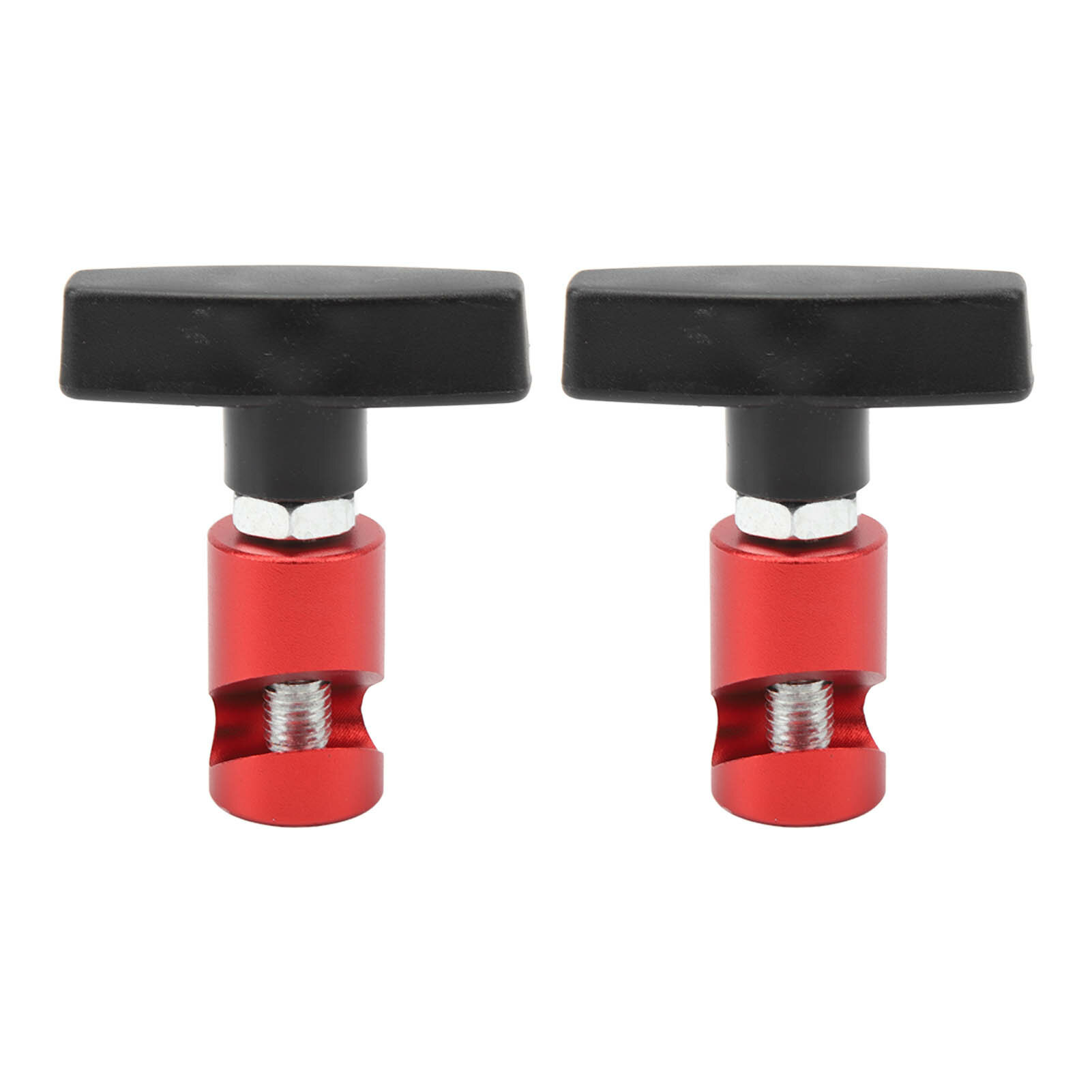 2 шт. Зажим для подъема капота, фиксатор стойки багажника для автомобилей хэтчбеков, красный